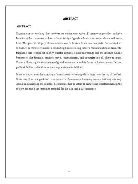 Ecommerce Project Report Pdf Html E Commerce