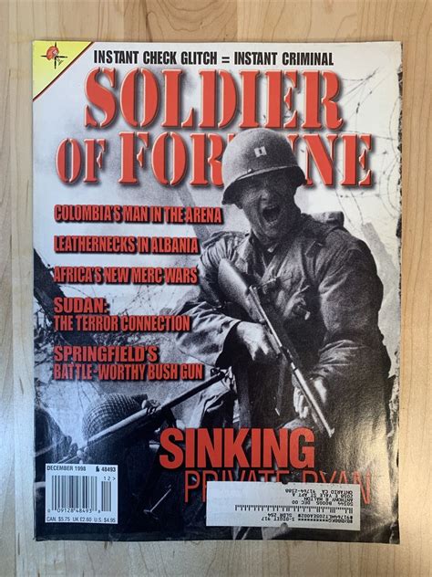 Soldier Of Fortune Magazine Soldier Of Fortune Vol 19 No 12