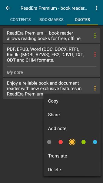 Readera Premium Book Reader Pdf Epub Word For Android Download