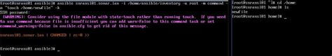 ansible lab basic configuration and our first ansible command part two