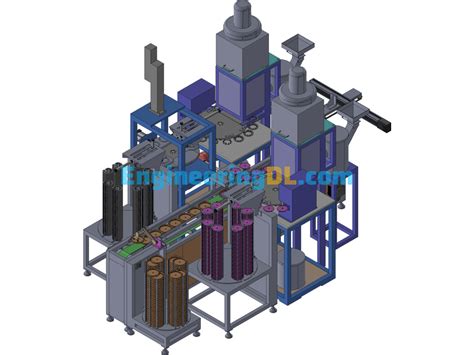 Automatic Brazing Process Assembly System For Heat Generating Discs Creoproe 3d Exported