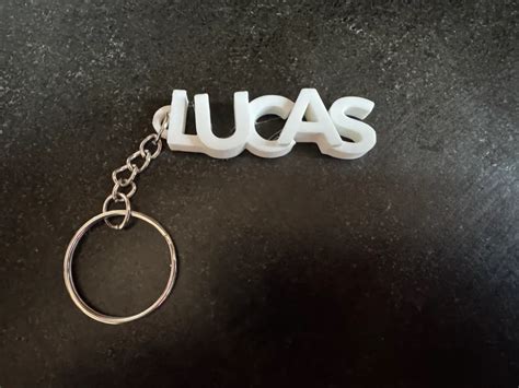 Personalized Keychain With The Name Lucas By Xavax Makerworld