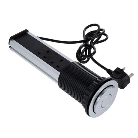 Pull Pop Up 3 Power Socket 2 Usb Charging Port Kit Grandado