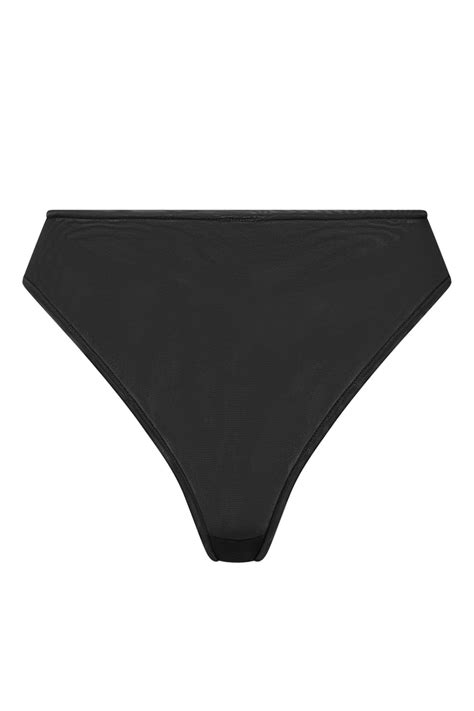 Intimates Soft Mesh Brief In Black Oh Polly