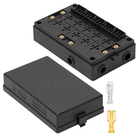 Автомобильный блок реле предохранителей 12 В Универсальный блок для легковых автомобилей