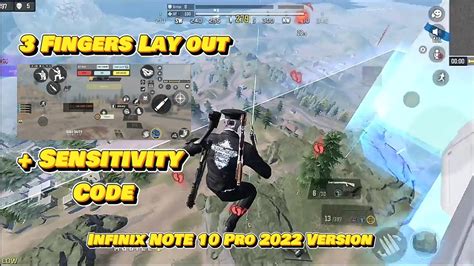 3 Fingers Lay Out Sensitivity Code Infinix Note 10 Pro 2022 Version Max Gyro Codm Youtube
