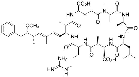Chemical Structure Of Microcystin Lr Download Scientific Diagram