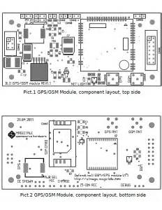 GPS GSM Module PCB Component Layout Magictale Electronics