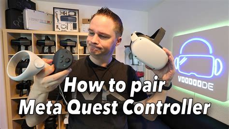 How To Pair A New Meta Quest Controller Youtube