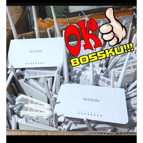 Jual Router Tenda F3 V6 Wireless Router 300Mbps 3 Antena Adaptor 12V Shopee Indonesia