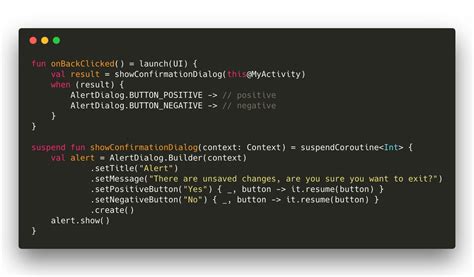 Kotlin Coroutines To Show Alert Dialog Yeah Why Not Scrolller