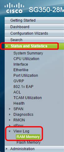 Configure Log Aggregation Settings On An Sx350 Series Managed Switch