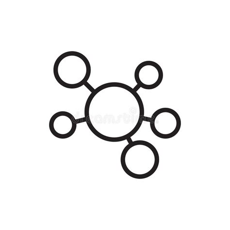 Hub Network Connection Icon Stock Illustration Illustration Of Design