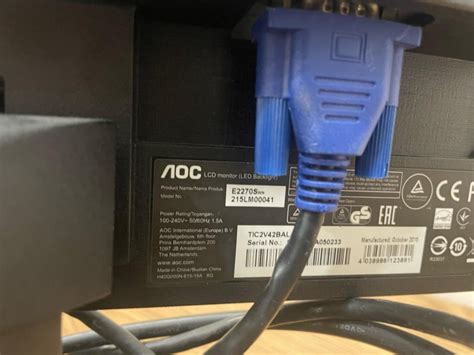 AOC Monitor LED LCD E Swn