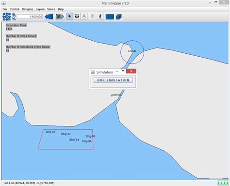 Simulation Model User Interface