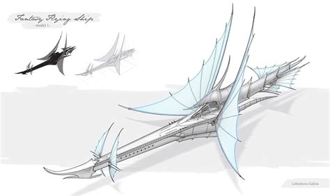 Dieselpunk Flying Object Artwork