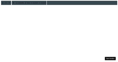 syncfusion example codesandbox