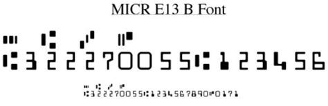 Micr E13b Font Download Softpedia