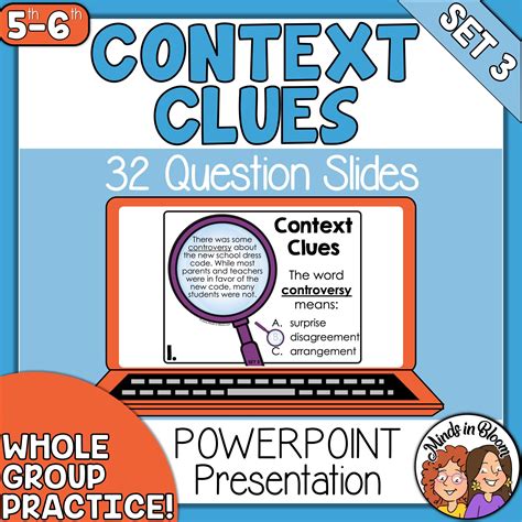Context Clues PowerPoint Grades Th Th Minds In Bloom