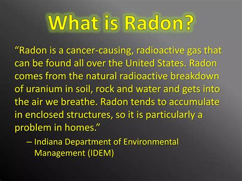 Radon Potential Effect Of Rogers Group Stone Quarry On Radon Levels Pptx