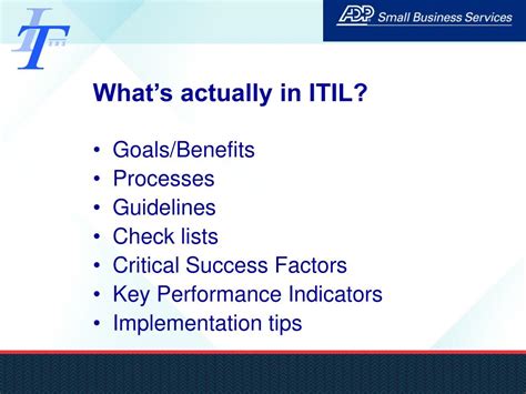 PPT ITIL Introduction PowerPoint Presentation Free Download ID
