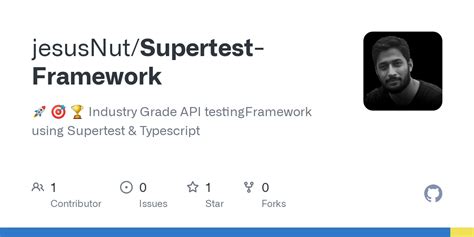 github jesusnut supertest framework 🚀 🎯 🏆 industry grade api testingframework using supertest