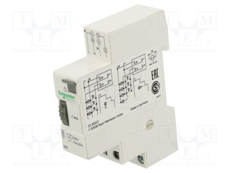15363 Schneider Electric Timer 1÷7min Spst No 230vac For Din Rail Mounting Ip20 16a