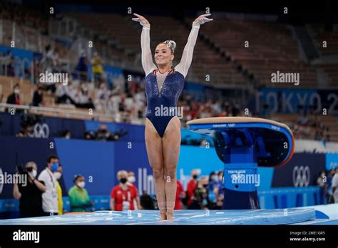 Mykayla Skinner Of The United States Performs On The Vault During The