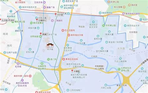 南京市秦淮区详细地图 秦淮区街道划分图 南秦淮区 第10页 大山谷图库