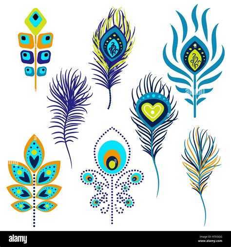 Peacock Feathers Vector Illustration Clipart Stock Vector Image And Art