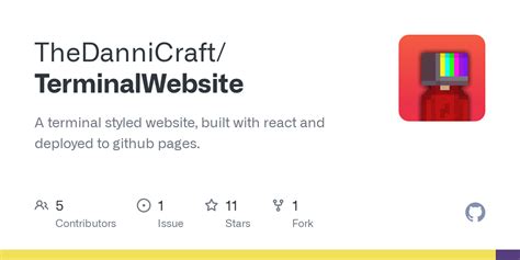 Github Thedannicraftterminalwebsite A Terminal Styled Website