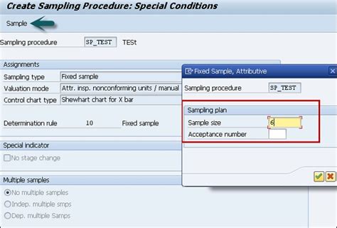 QDP SAP Tcode Change Sampling Scheme Transaction Code OFF