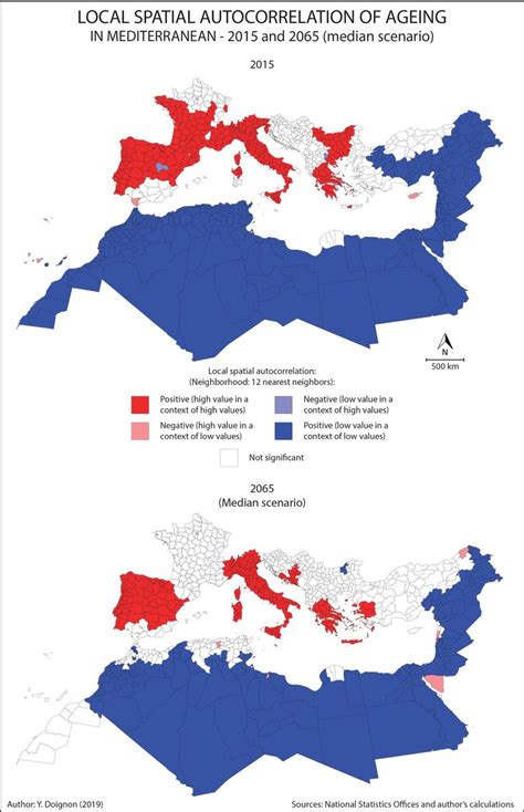 Local Indicator Of Spatial Association In 2015 And 2065 Download