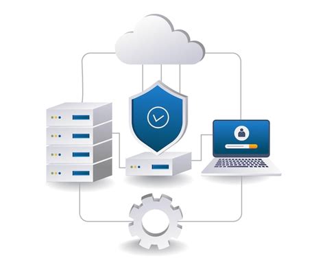 Premium Vector Security Maintenance Of Data Stored On Cloud Servers