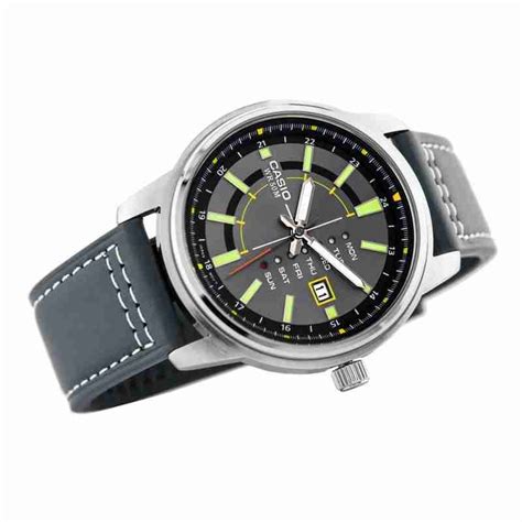 Shop For Casio Standard Mtp E128l 8av Genuine Leather Band Wrist Watch Watchcentre Pk