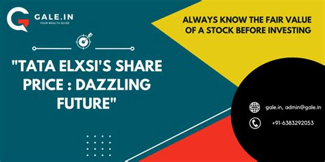 “tata Elxsis Share Price Dazzling Future”
