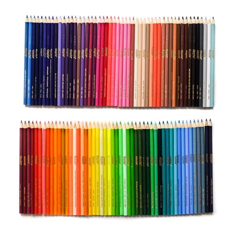 Crayola 100 Colored Pencils Color Chart At Gloria Moreno Blog