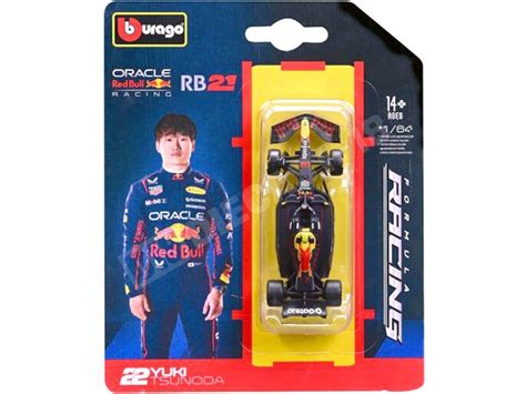 Red Bull Rb21 De Yuki Tsunoda En Miniatura 1 64 De Bburago