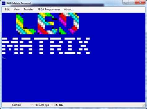 A Fpga Controlled Rgb Led Matrix For Incredible Effects The Software