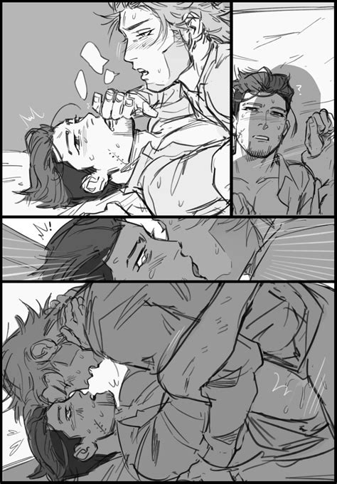 Rule 34 Blush Comic Comic Page Facial Scar Gay Golden Kamuy Implied Penetration Implied Sex