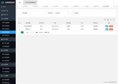Java毕业设计027—springboot大学生社团管理系统源代码数据库java高校社团管理系统 Csdn博客