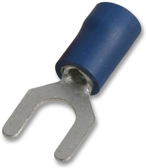 Fork Crimp Terminals Blue 24a 4mm 100 Pack Pro Power Cpc