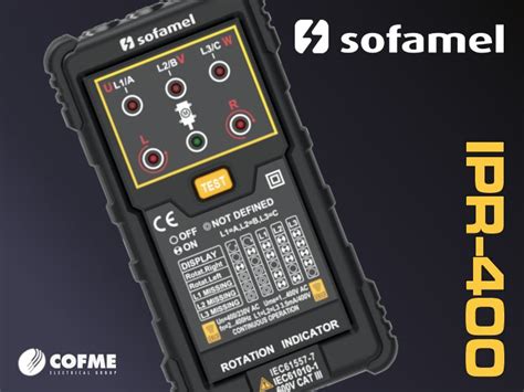 Sofamel Presents Its Ipr 400 Phaserotation Indicator Cofme