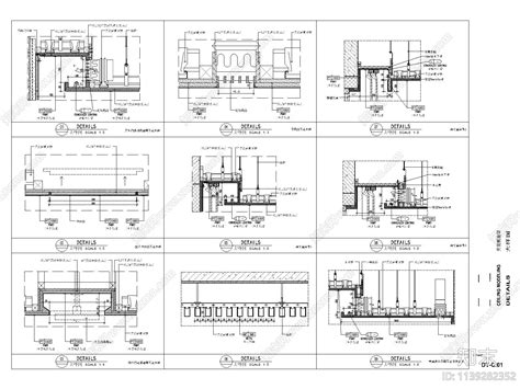 天花大样施工图下载【id 1139282352】 知末案例馆