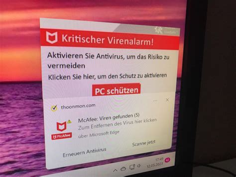 Fake Virusarlarm Pc Virus Hacker