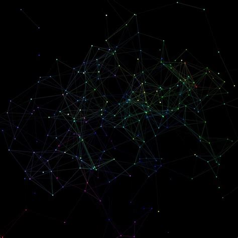Premium Photo Abstract Polygonal Space Low Poly Dark Background With Connecting Dots And Lines
