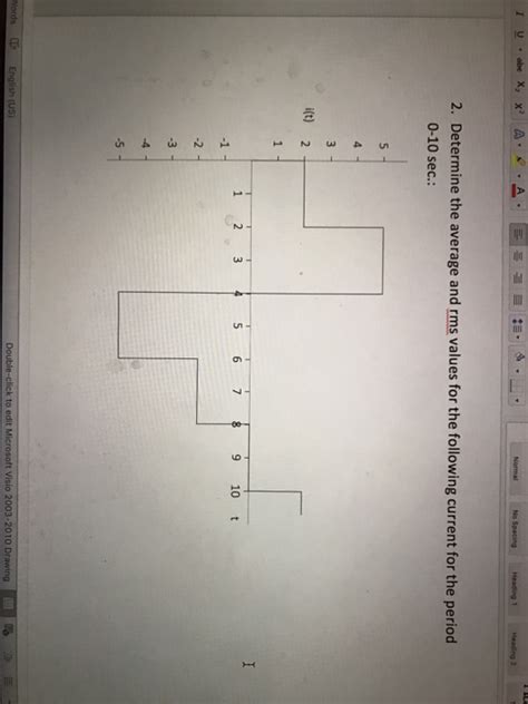 solved determine the average and rms values for the