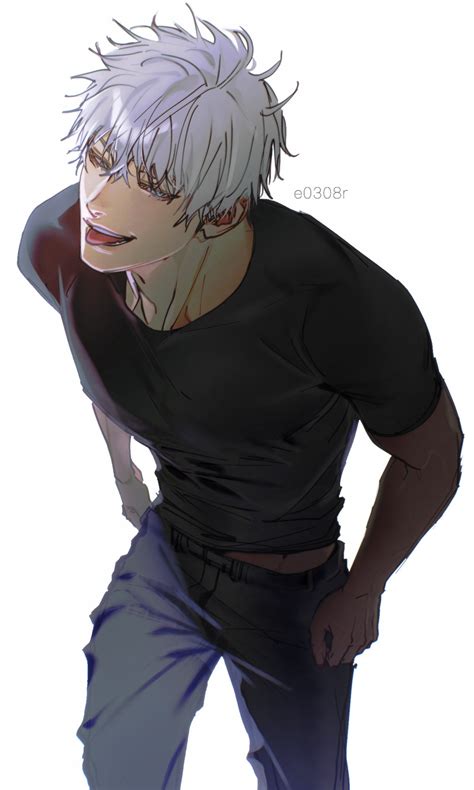 Gojou Satoru Jujutsu Kaisen Drawn By E R Danbooru