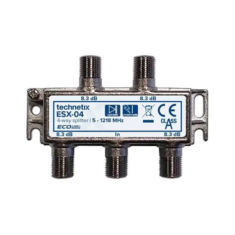 4 Way 1 2 GHz Ecoline Series Splitter Technetix