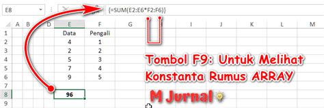 3 cara menggunakan konstanta pada rumus array excel m jurnal
